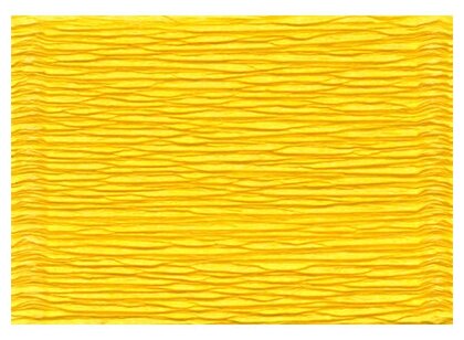 Blumentag гофрированная бумага GOF-180 50 см х 2.5 м 180 г/м2 ярко-желтый для декора