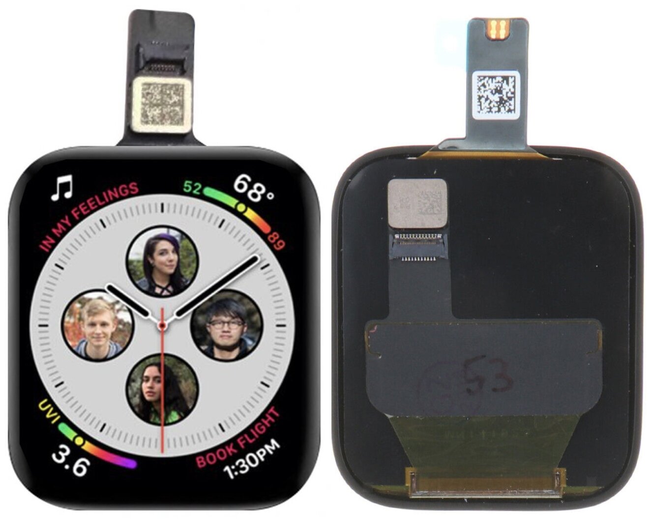 Дисплей для Apple Watch Series 4 (44 мм) в сборе с тачскрином