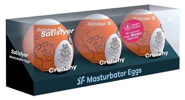 Набор из трех яиц-мастурбаторов Satisfyer Masturbator Egg 3er Set