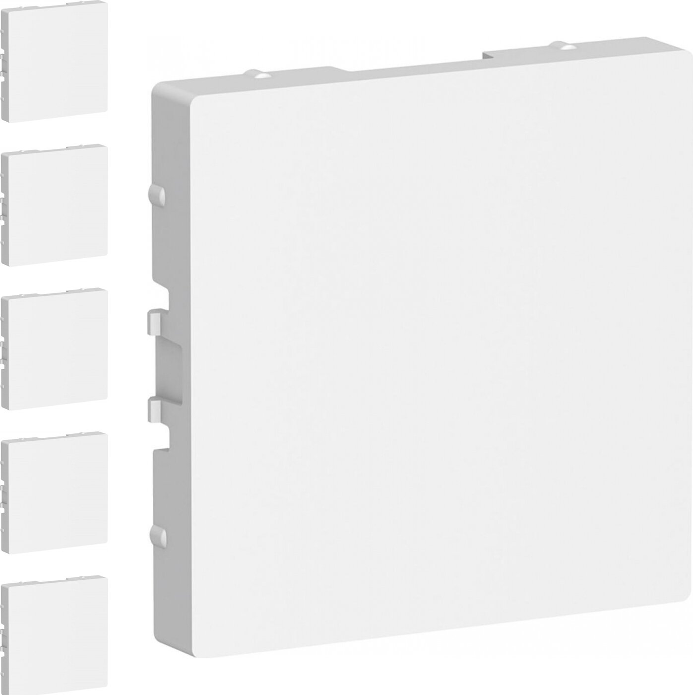 Заглушка Systeme Electric AtlasDesign белая (комплект из 5 шт.)
