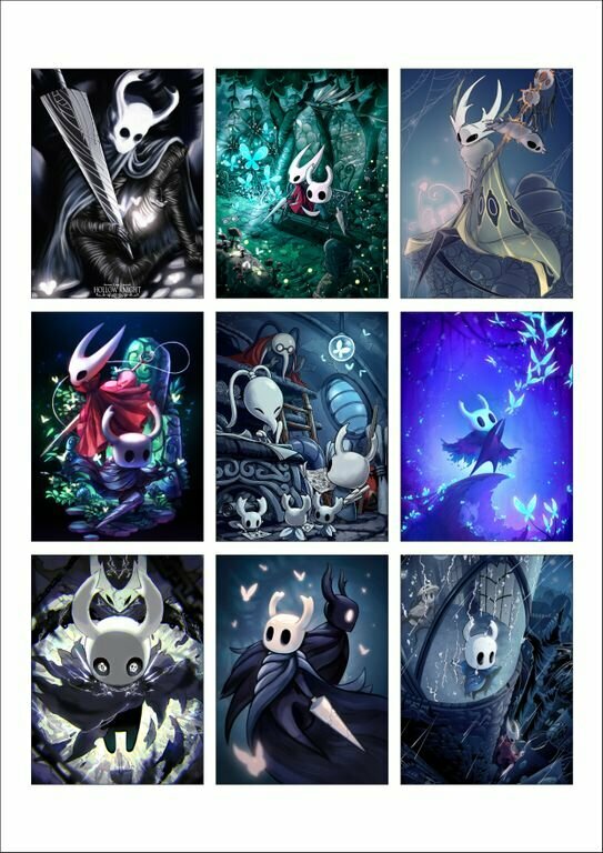 Наклейки Hollow Knight, Холлоу Найт №1