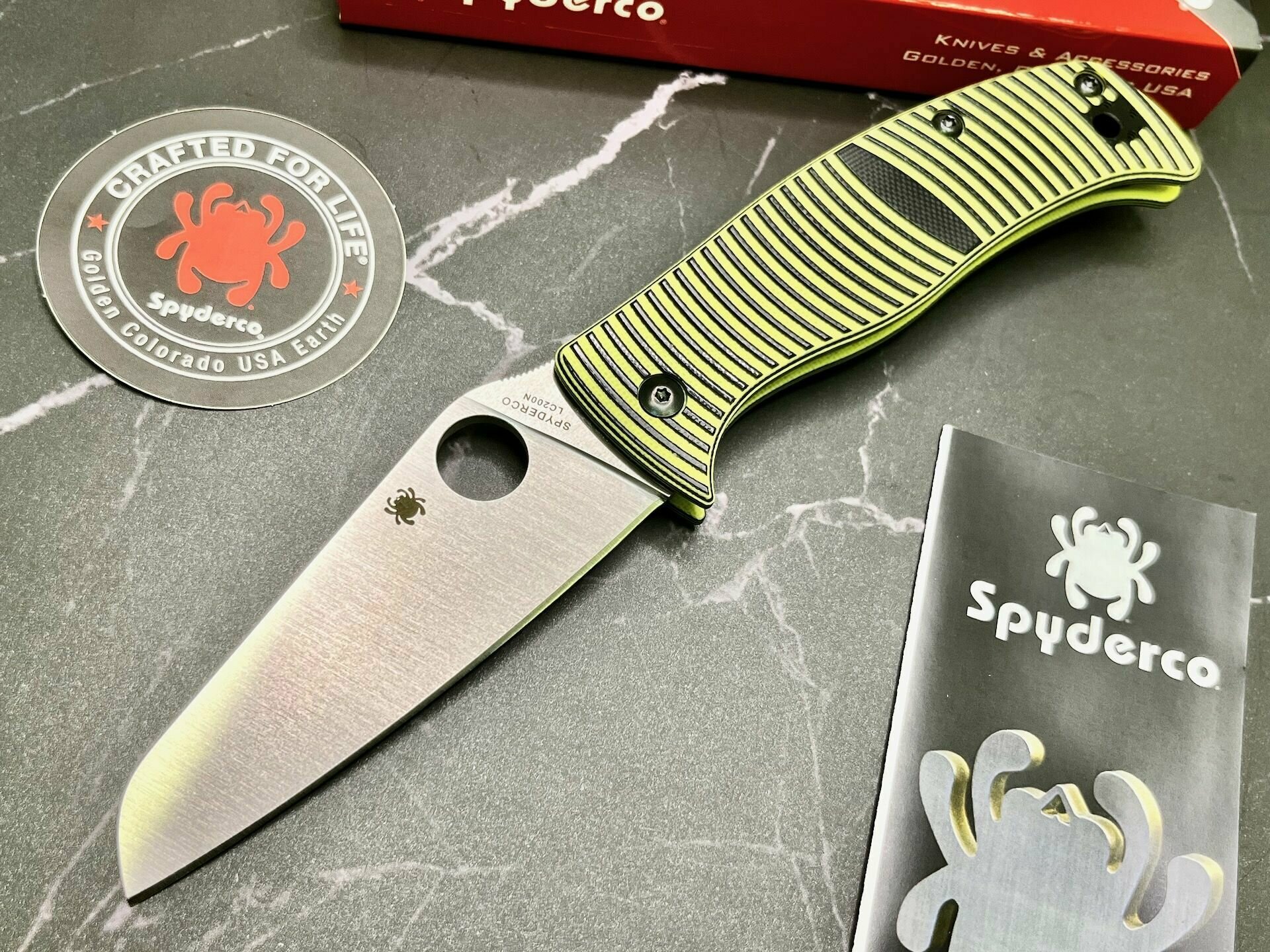 Нож складной Spyderco SC217GPSF Caribbean Sheepfoot