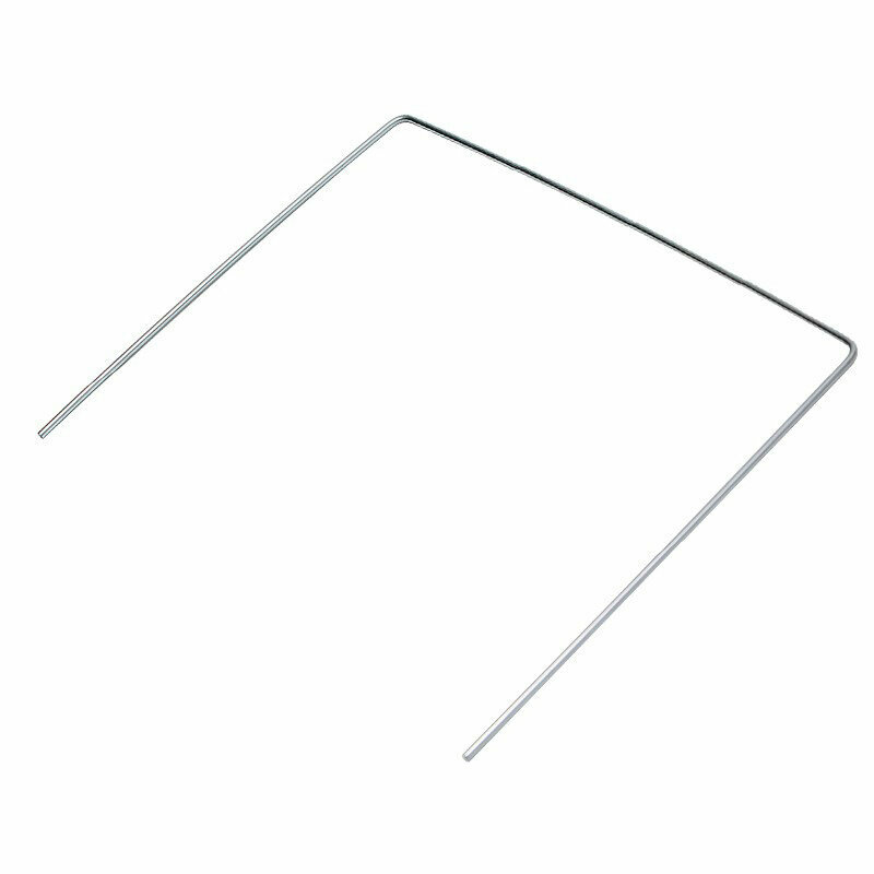 Скоба металлическая, для укрывного материала, 25x20x3 мм, 20 шт.