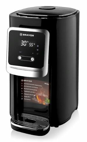 Термопот BRAYER 1090BR /1200 Вт, 5 л, LED-дисплей, поддерж. темп для разн. напитков, охлаждение/