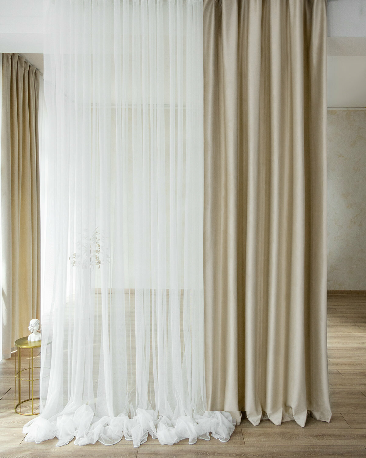 Тюль "Ирис"-1шт, Erika Home (Evrika Home), 700х285см, на люверсах с утяжелителем