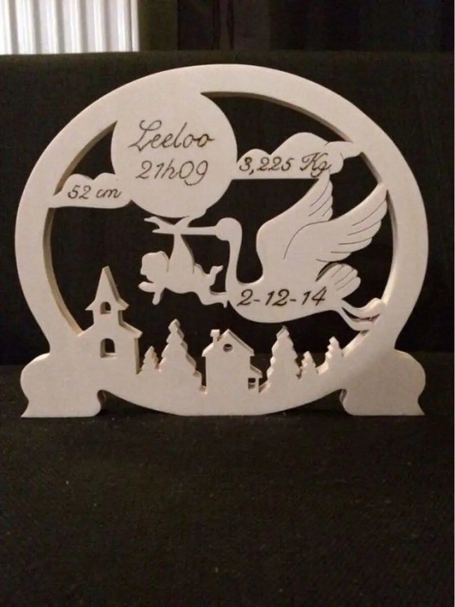 Деревянные заготовки Декупаж Метрика 1 шт