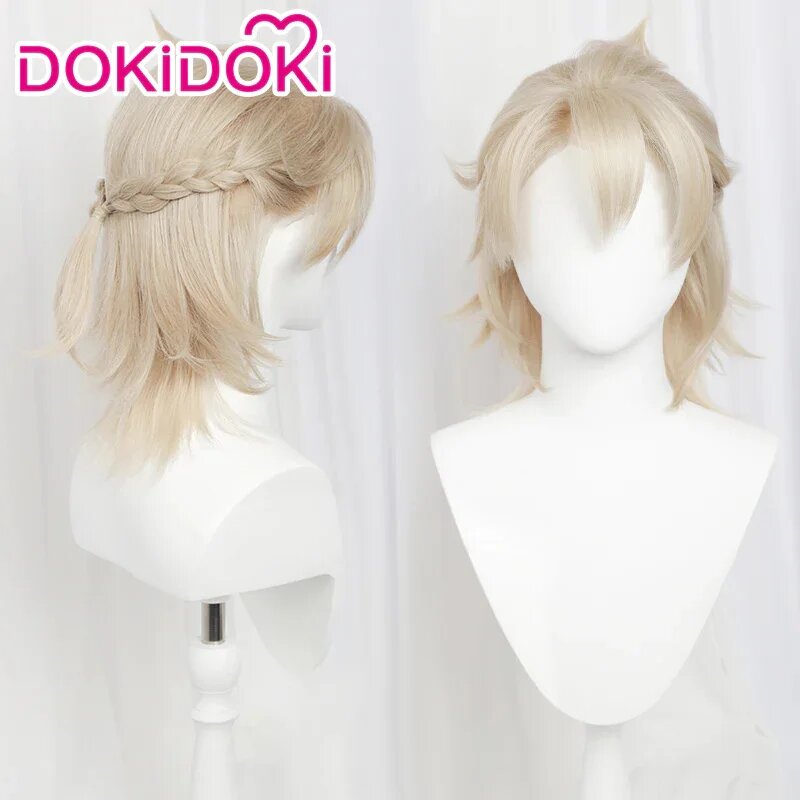 Косплей парик Genshin Impact DOKIDOKI Albedo Lace