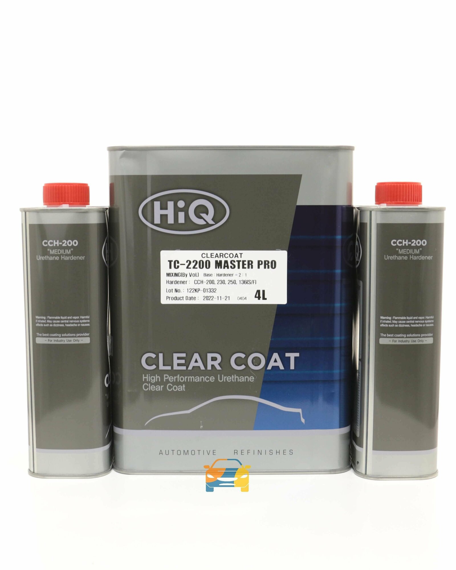 Лак HIQ Master PRO TC-2200 4л. + HiQ Отвердитель CCH-200 2л, комплект. 2 к 1, (4л+2л)