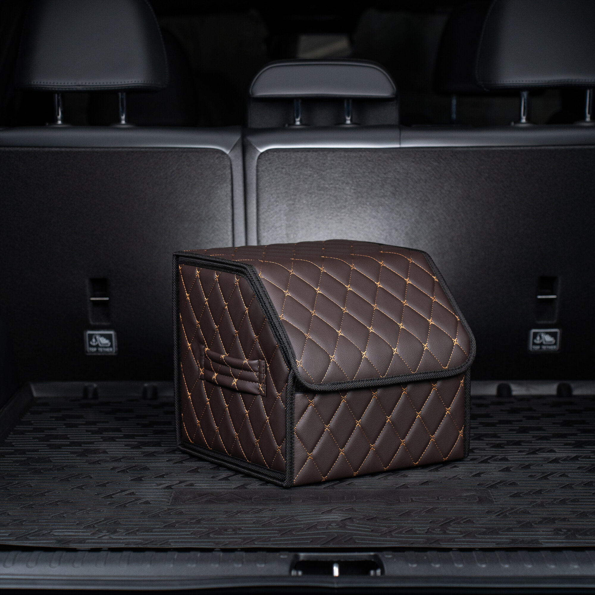 Универсальный Органайзер в багажник для автомобиля 30х30х30 AVTOPRIDE /сумка в машину/саквояж в авто/авто бокс/авто сумка/кофр