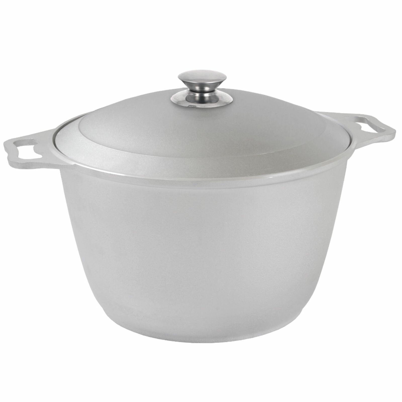 Казан-Кастрюля 6л d270 h153 Мет/Кр Ровное Дно Литой Алюминий Kukmara