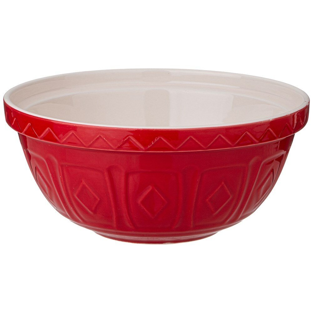 Салатник для см ешивания и сервировки lefard "Kitchen passion" 25 см красный