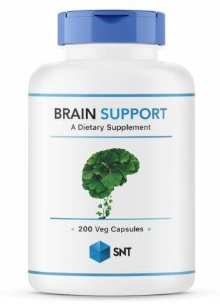Витаминно-минеральный комплекс спортивный SNT Brain Support Брэйн Саппорт 120 мг 200 капсул гинкго билоба