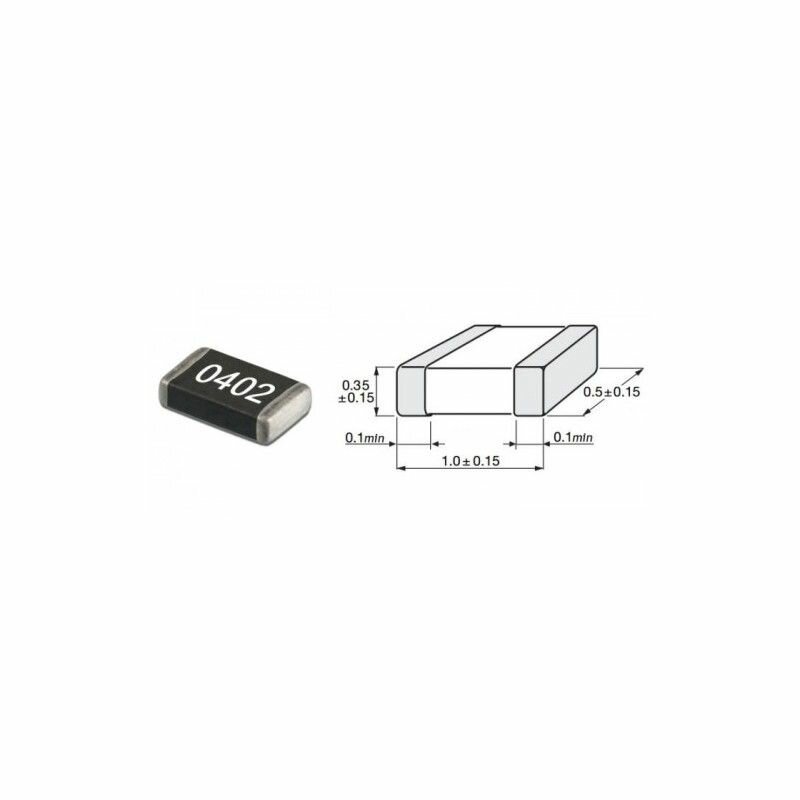 100шт. резистор SMD 0402 10кОм (килоОм), 5%, Fenghua