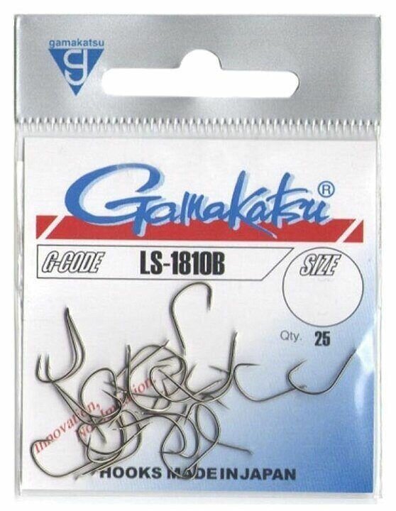 Крючок одинарный Gamakatsu LS-1810N Nickel N12