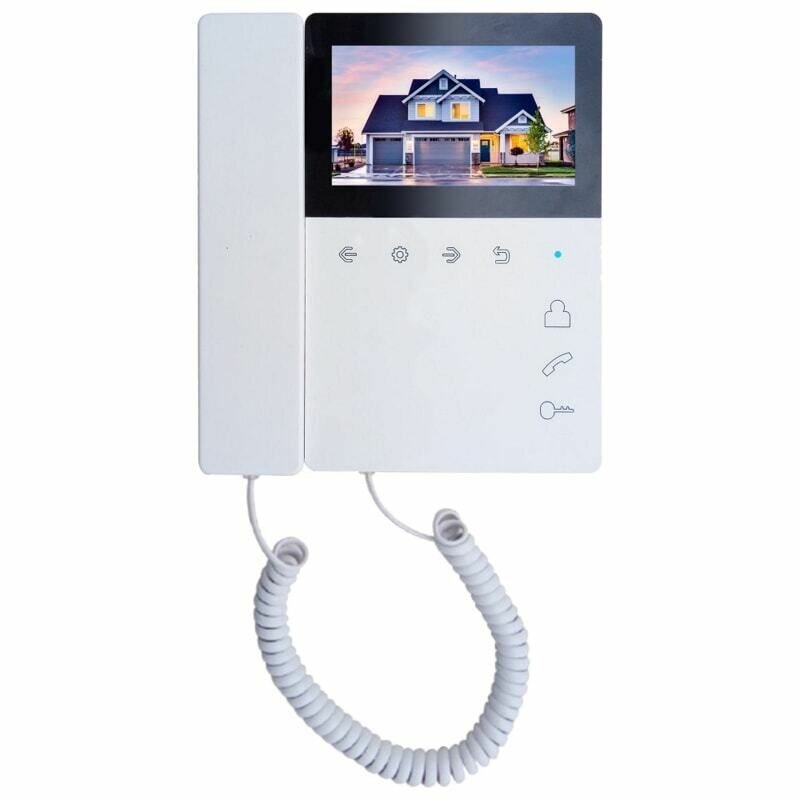 Tantos Elly с трубкой видеодомофон с экраном 4.3" с сенсорными кнопками
