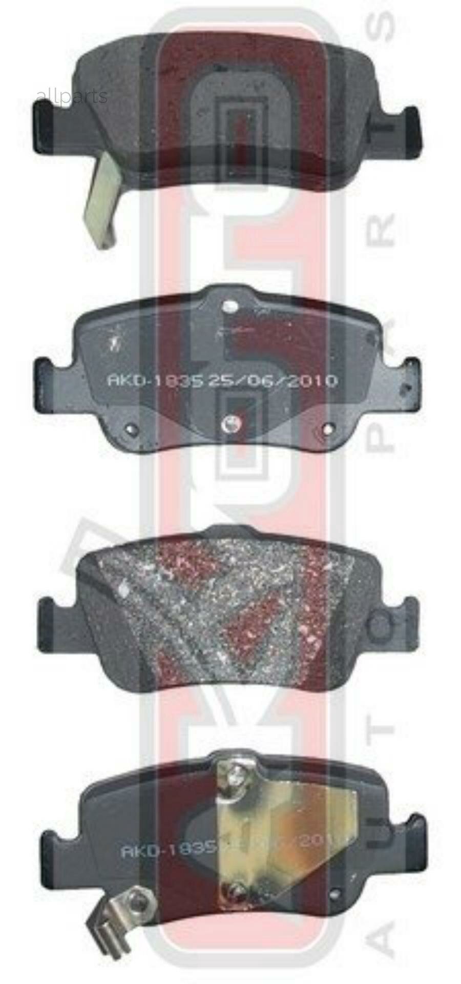 AKYOTO AKD1835 колодки тормозные дисковые ЗАД