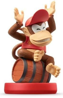 Amiibo Интерактивная фигурка Дидди Конг Diddy Kong Super Mario Collection