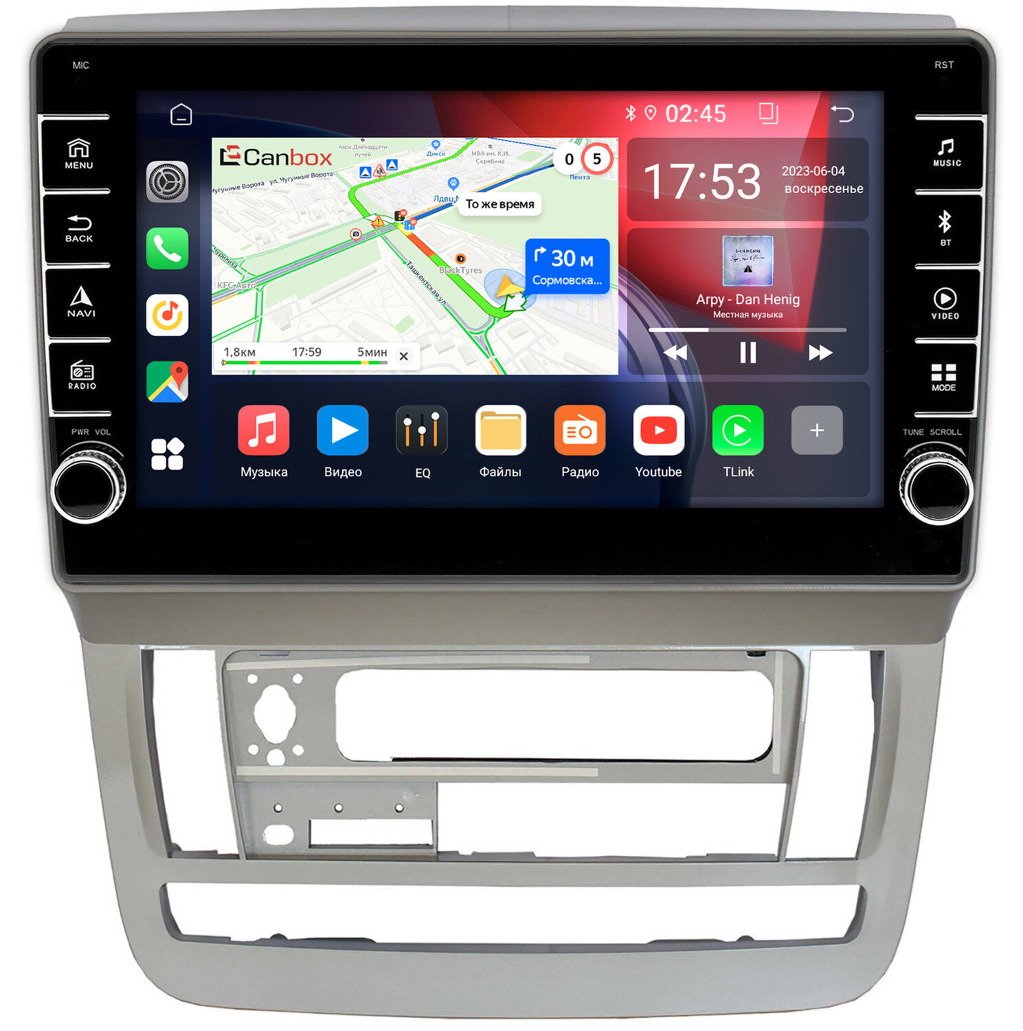 Штатная магнитола Canbox BGTR9-9239 для Toyota Alphard 2002-2005 (Тип 1) на Android 10 (IPS, DSP, CarPlay)