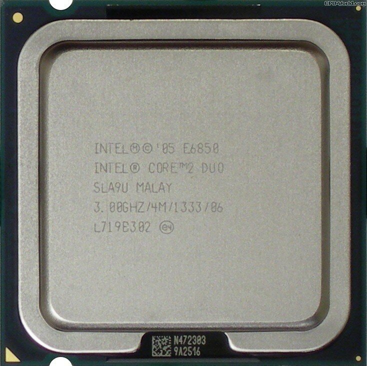 Процессор Socket-775 Intel Core 2 Duo E6850 3.00/4М/1333 SLA9U Costa Rica