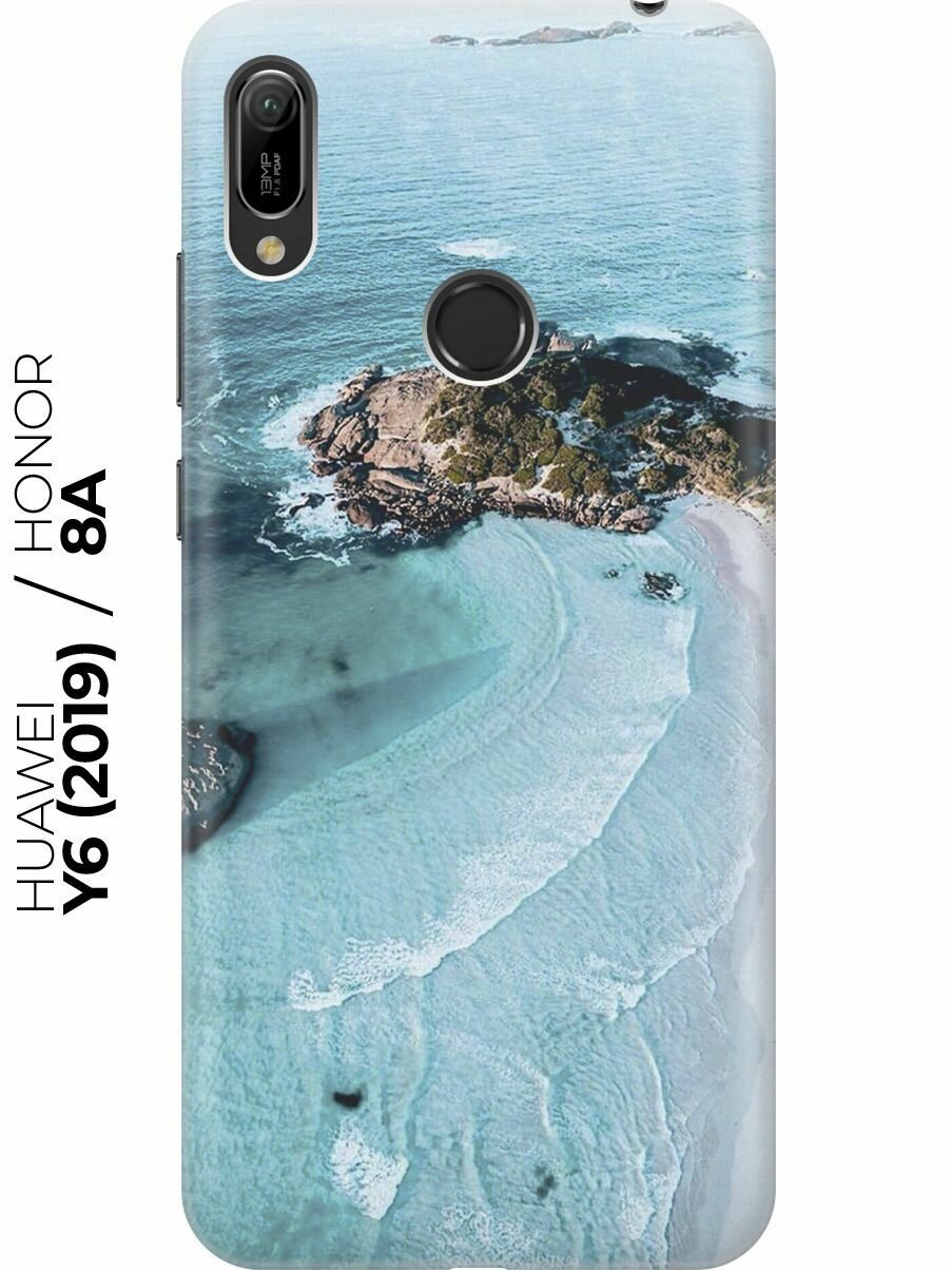 Силиконовый чехол Одинокий остров на Honor 8A / 8A Pro / Huawei Y6 (2019) / Y6 Prime (2019) / Хонор 8а / 8а Про / Хуавей У6 2019 / У6 Прайм 2019