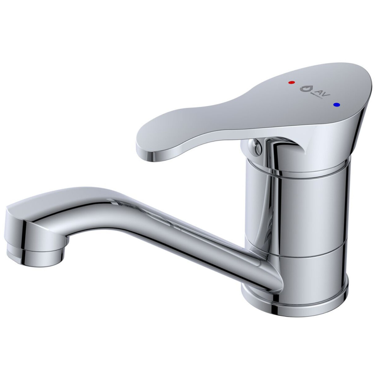 Смеситель для кухни поворотный AV Engineering кран для раковины (AVJAS4-A080-448)