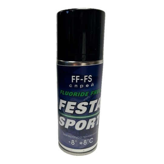 Спрей для лыж без фтора "Фэста" FF-FS FLUORIDE FREE, -8/+8, 210 мл, Спрей фэста, мазь для лыж скольжения, лыжная мазь скольжения, мазь скольжения