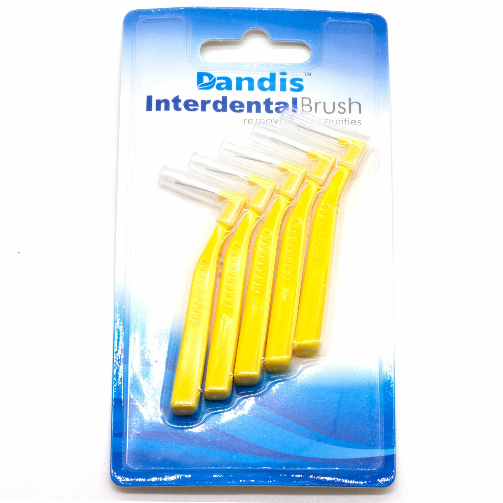 Межзубные ершики 0,6 мм, желтые, ухода за брекет системами, импланты, коронки, мостовидные протезы