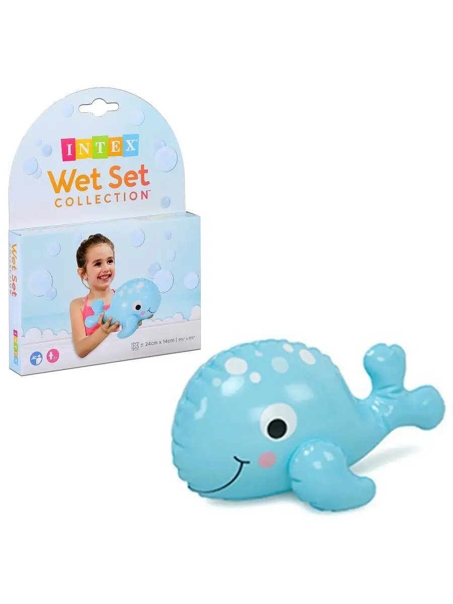 Надувная игрушка для вaнной 24x14см Мягкий Кит