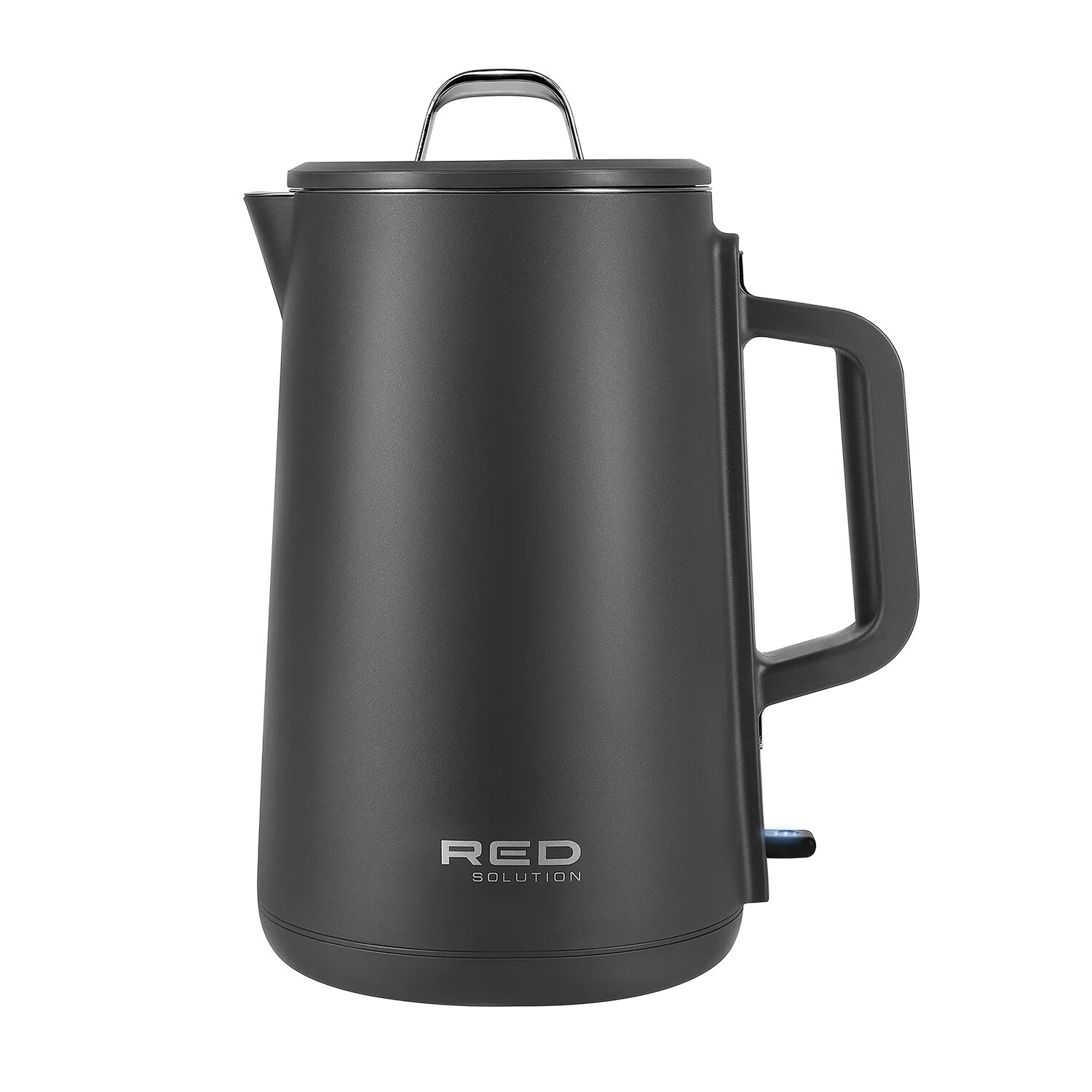 Электрический чайник RED SOLUTION AM102, черный, адиабатный корпус, 1,5 л