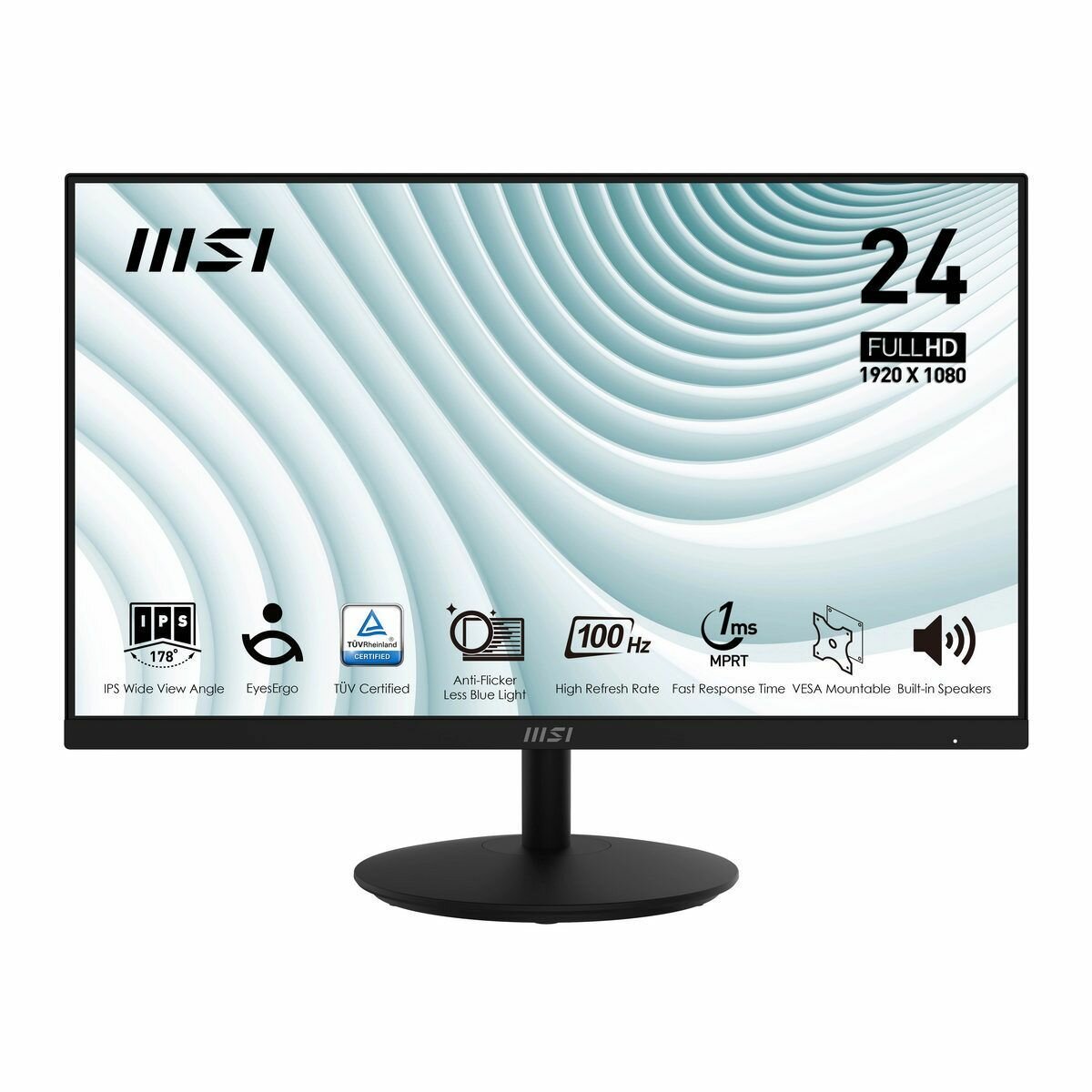 23.8" Монитор MSI MP242A, IPS, 1920x1080, 100 Гц