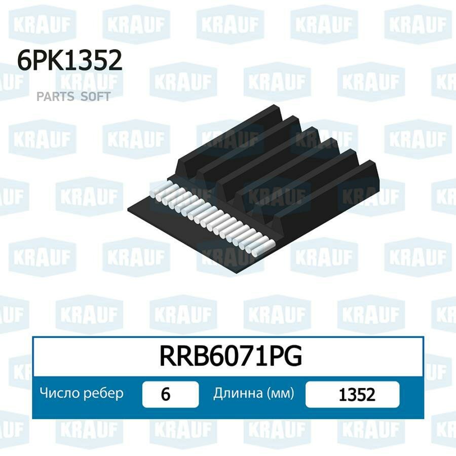 RRB6071PG KRAUF RRB6071PG KRAUF Ремень поликлиновой