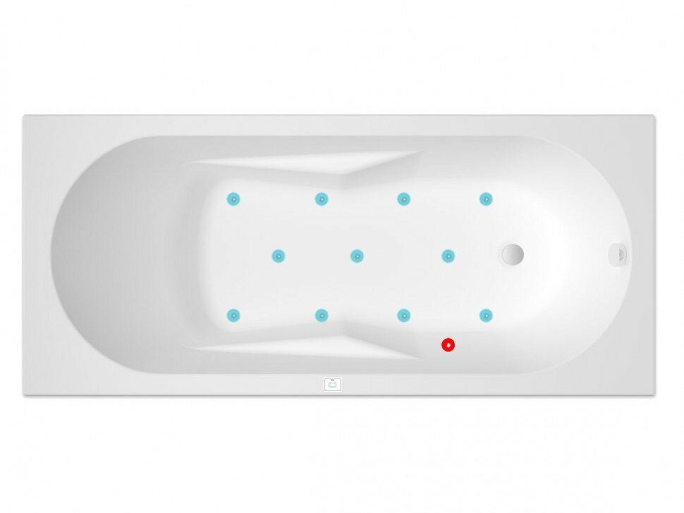 Гидромассажная ванна RIHO LAZY AIR 170x75