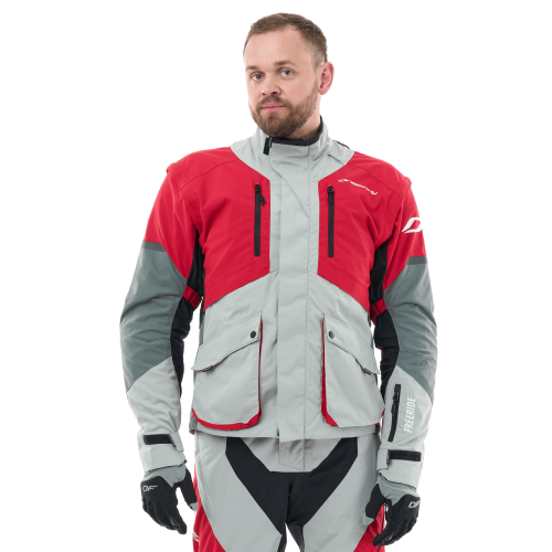 Куртка DRAGONFLY FREERIDE DF Grey-RED (Размер: XL)