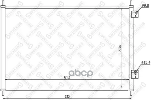 Радиатор кондиционера Stellox арт. 10-45351-SX