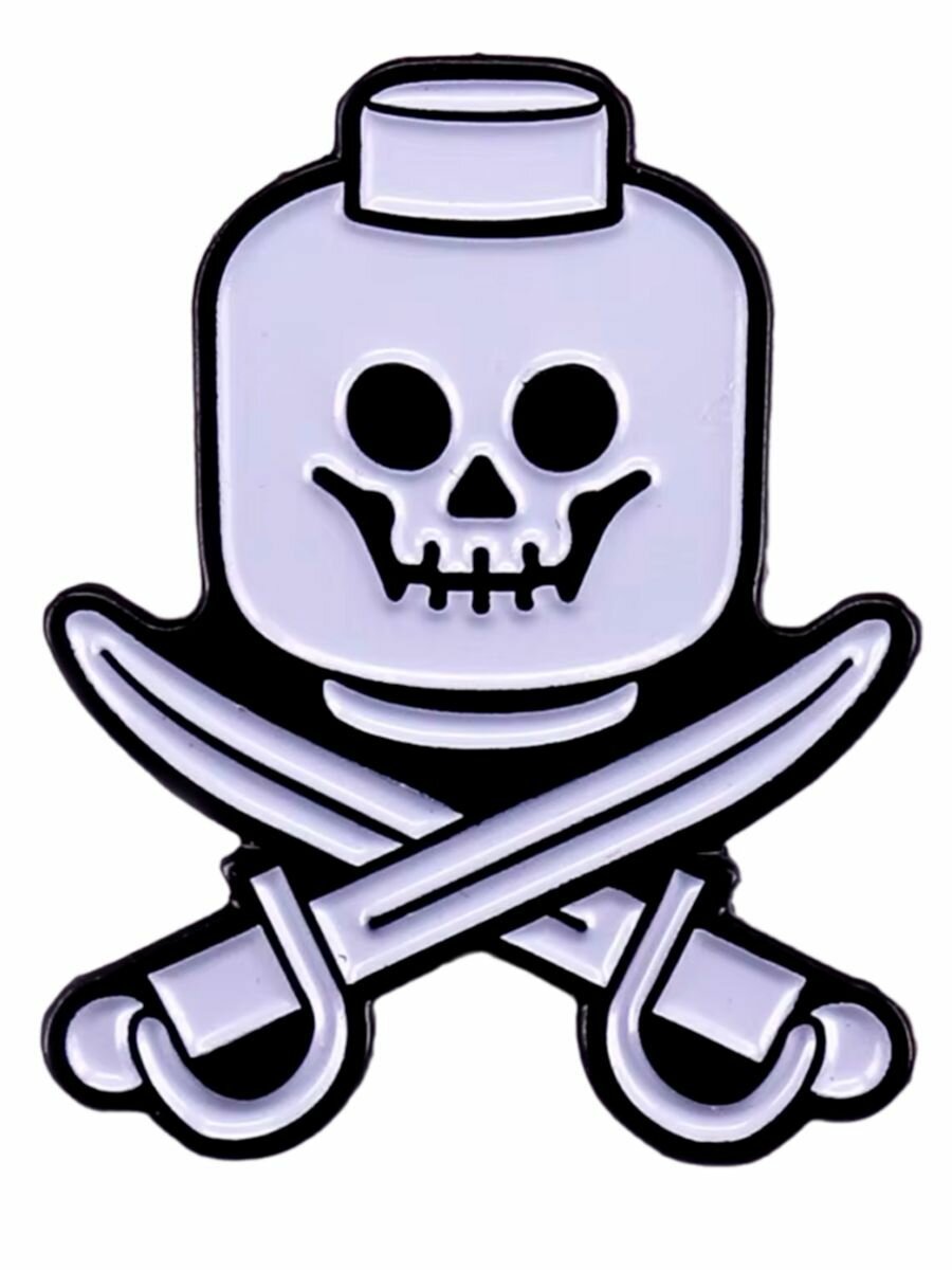 Значок Человечек - Пират из мультфильма Lego лего Фильм