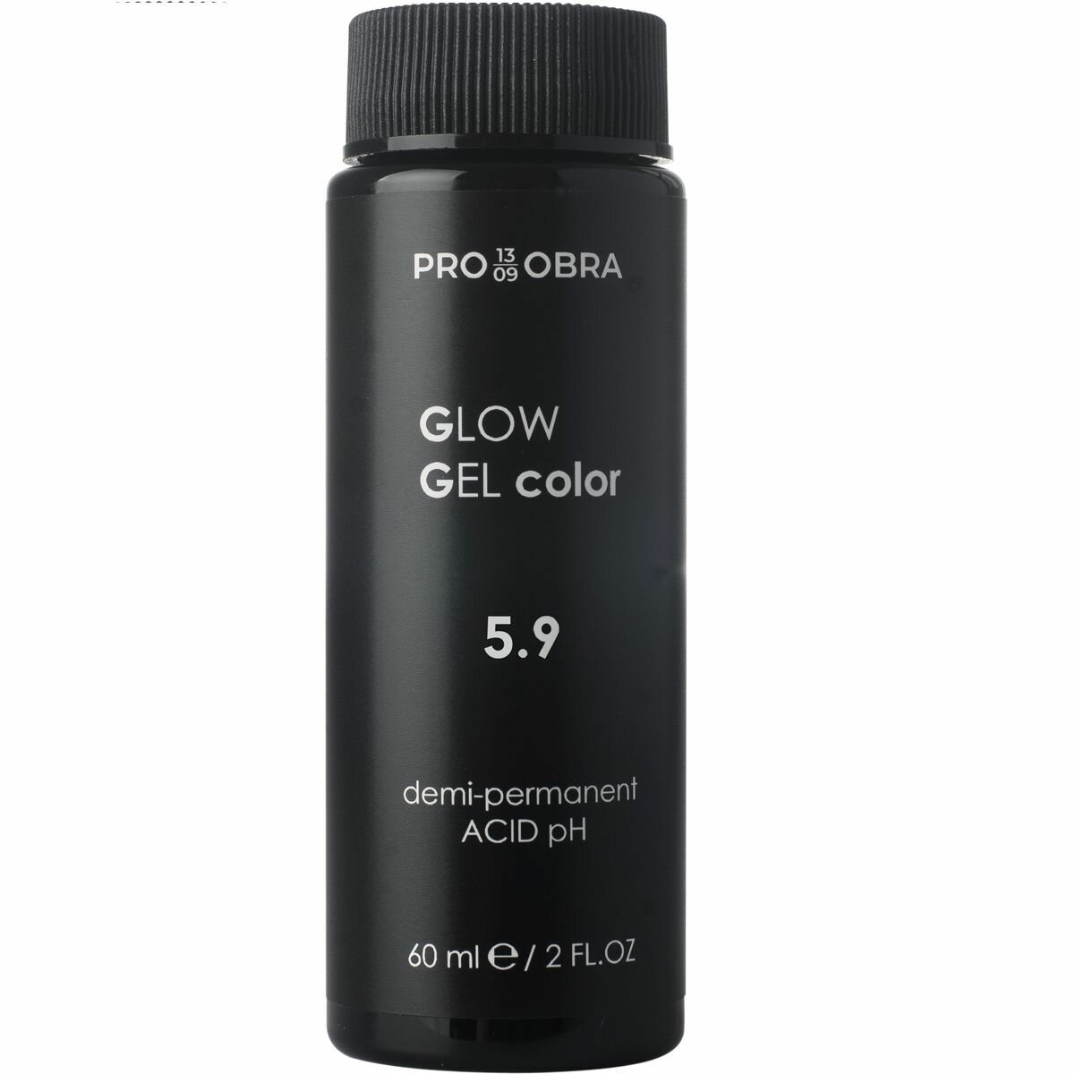 OBRA PRO13/09 Полуперманентный гелевый краситель GLOW GEL 5.9 Мокко светлый шатен (горячий темный шоколад), 60 мл