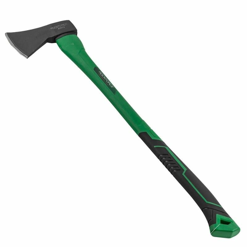 Топор с фиберглассовой ручкой и резиновой противоскользящей накладкой 1250гр. ROCKFORCE