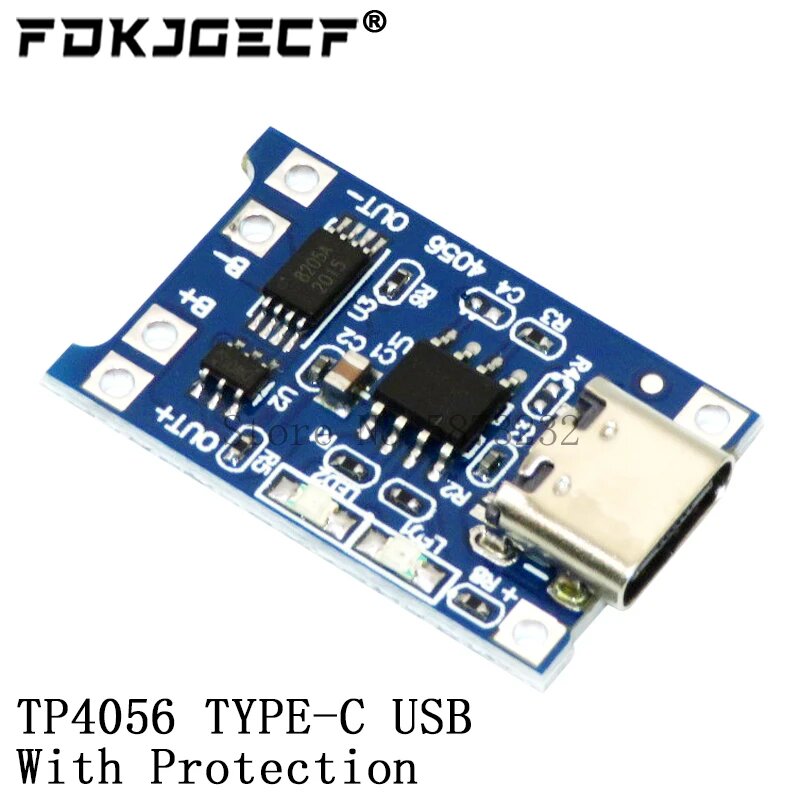 TP4056 TYPE-C USB модуль с защитой