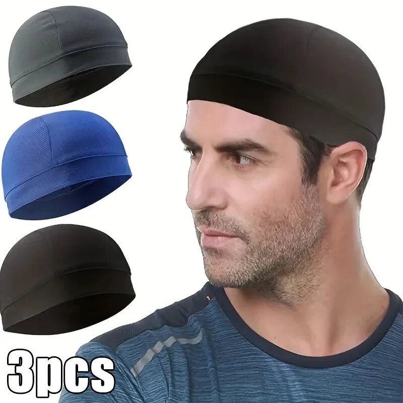 1/3 шт, внутренняя кепка для мотоциклетного шлема, быстросохнущая дышащая шапка, гоночная кепка под шлемом, шапочка для мотокросса, моторный шлем, шапка
