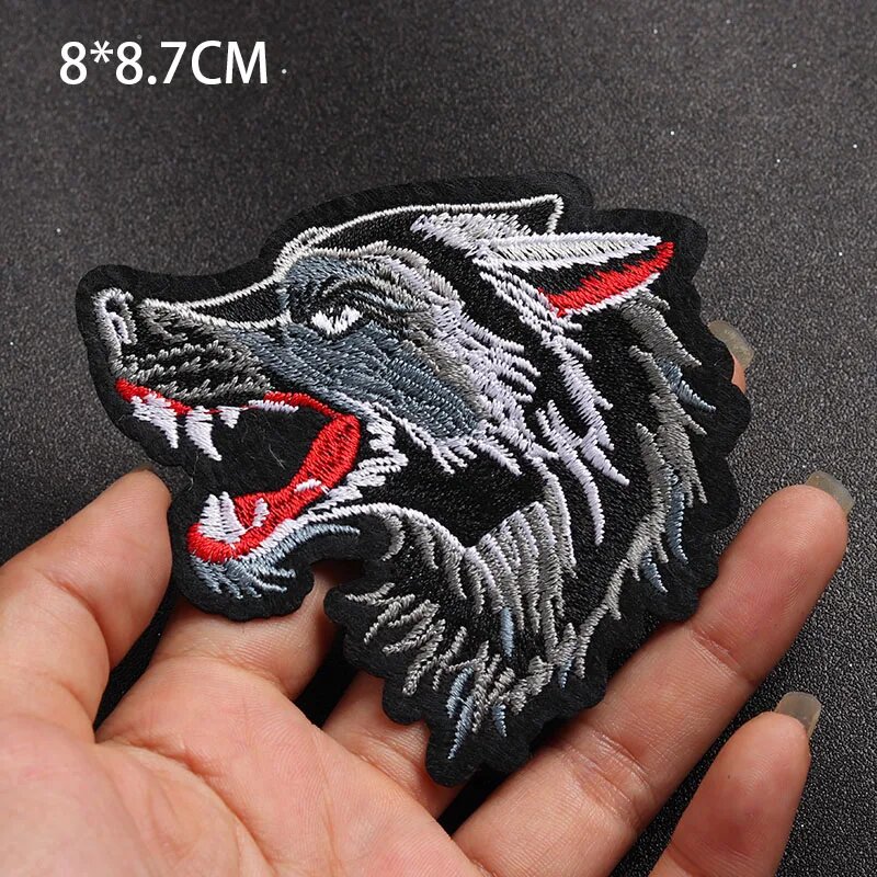 Нашивки "Голова тигра и волка" G-BT0017-10
