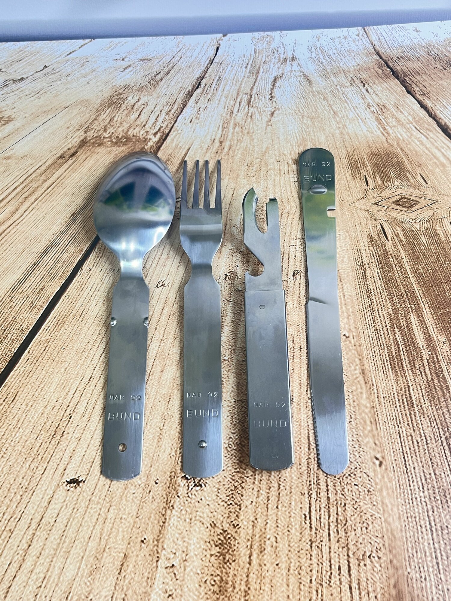 Набор столовых приборов походный