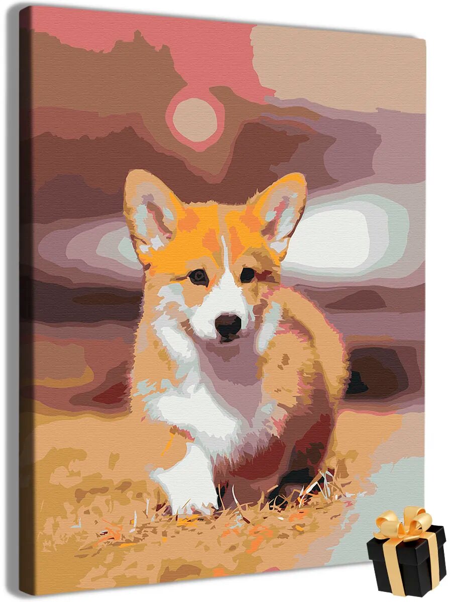 Картины по номерам Корги