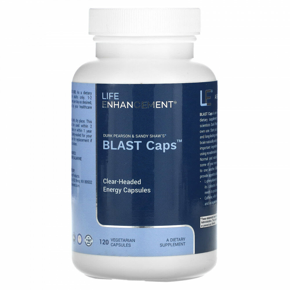 Life Enhancement, Blast Caps™, 120 вегетарианских капсул
