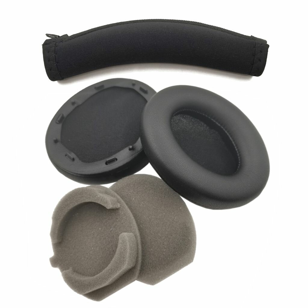 Пара наушников Sony WH-1000XM3 head beam sleeve + чехол для наушников, черный