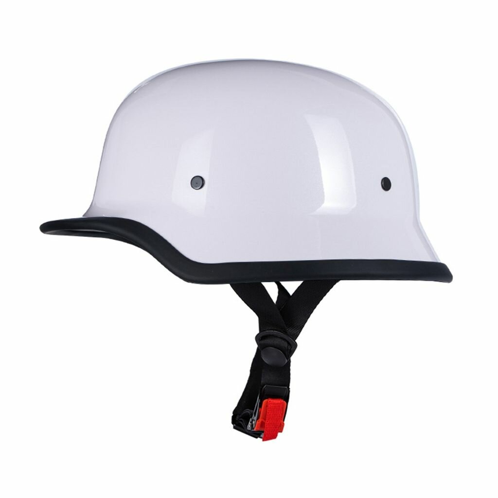 Мотоциклетный ретро-шлем H thunder helmet half helmet-M-Жемчужно-белый