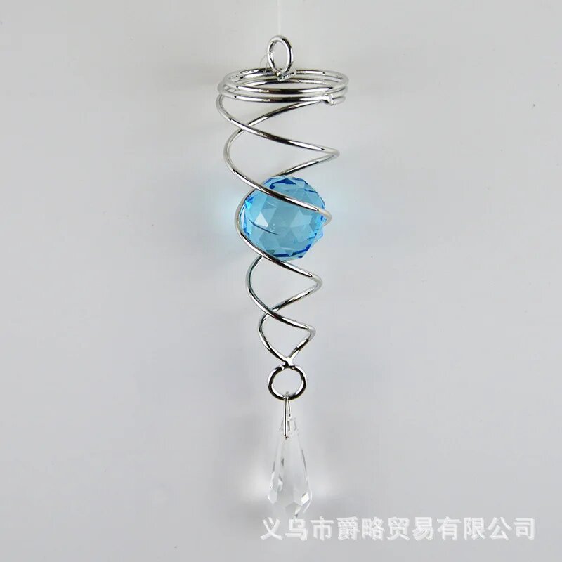 Металлический вращающийся кристалл для сада 9