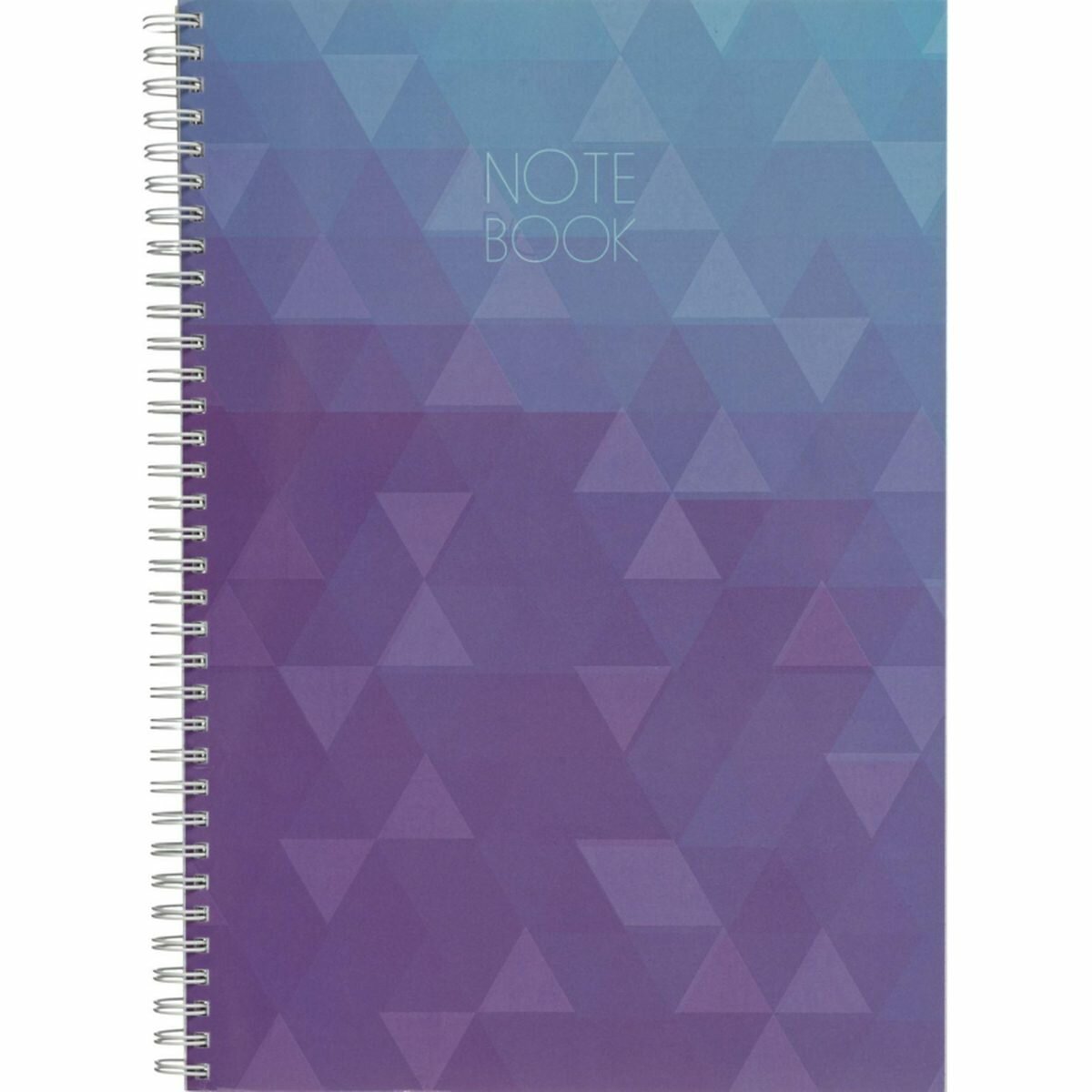 Тетрадь общая 120л, А4 Attache Cristal (клетка, спираль, обложка фиолетовая), 22шт.