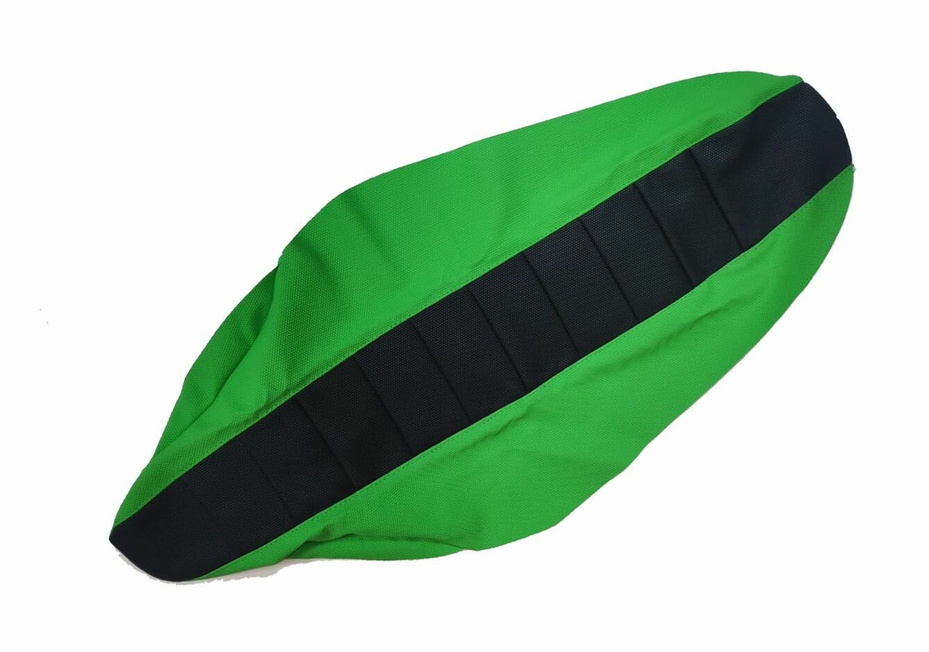 Обтяжка сиденья KXF 250 13-16, KXF 450 12-15 зел.-черн.