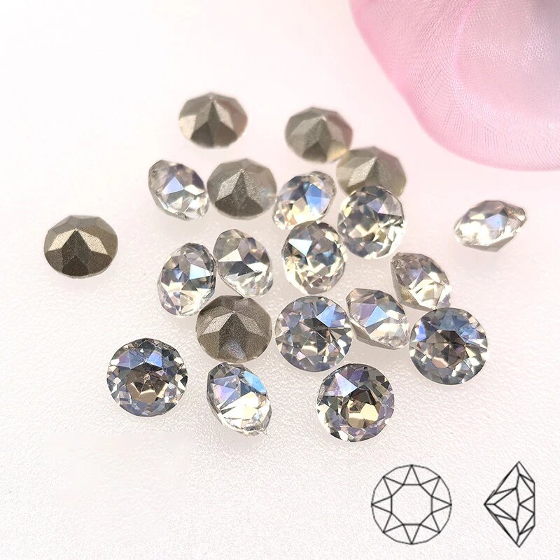 Кристаллы Swarovski XIRIUS Moonlight, серебряные, 05mm