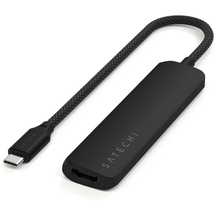 Хаб Satechi 4-в-1 - USB-C мультипортовый с 4К цвет черный